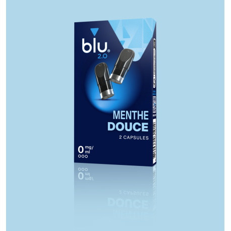 Capsules Menthe Douce Blu 2.0 à 8,49€, Capsules Blu 2.0 Pas Cher
